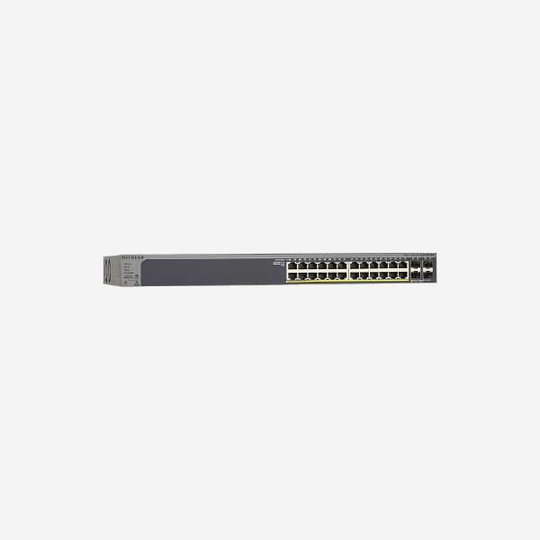 NETGEAR 28-Port PoE Gigabit Ethernet Smart Switch GS728TPP – ITShoppe